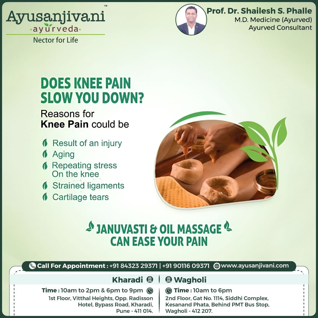 Janu Basti : Ayurvedic Therapy for Knee Pain in Pune